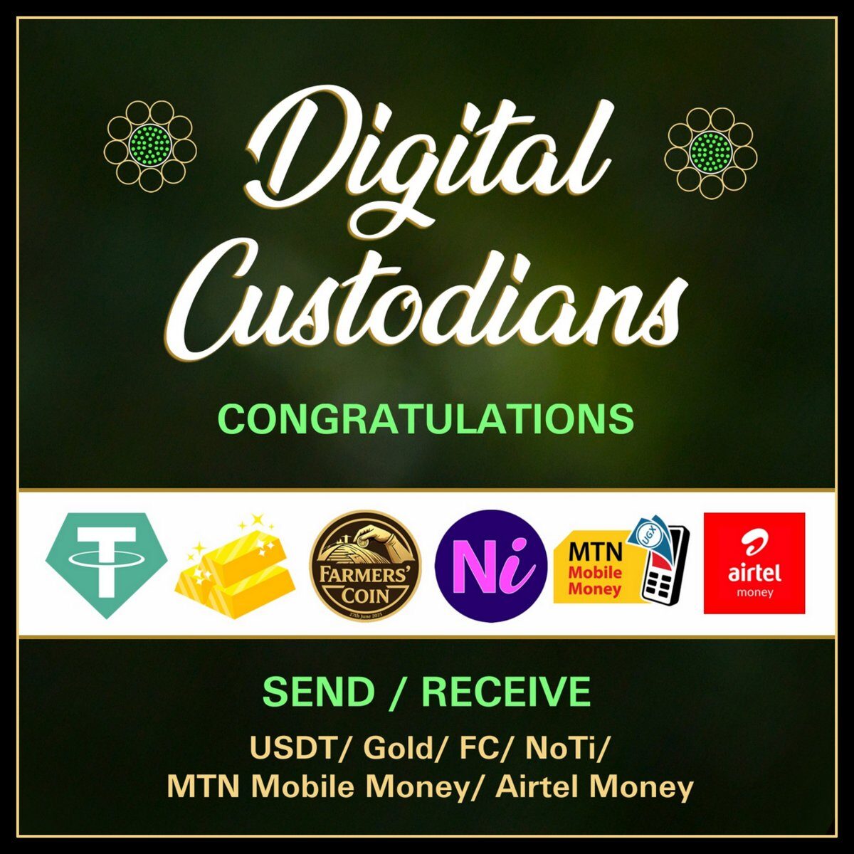Congratulations to Our Digital Custodians! - FARM VENTURES